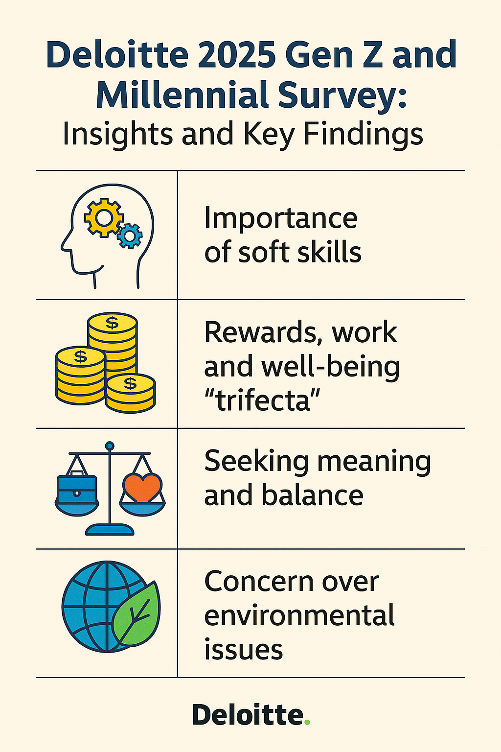 Deloitte 2025 Gen Z & Millennial Survey: Key Findings